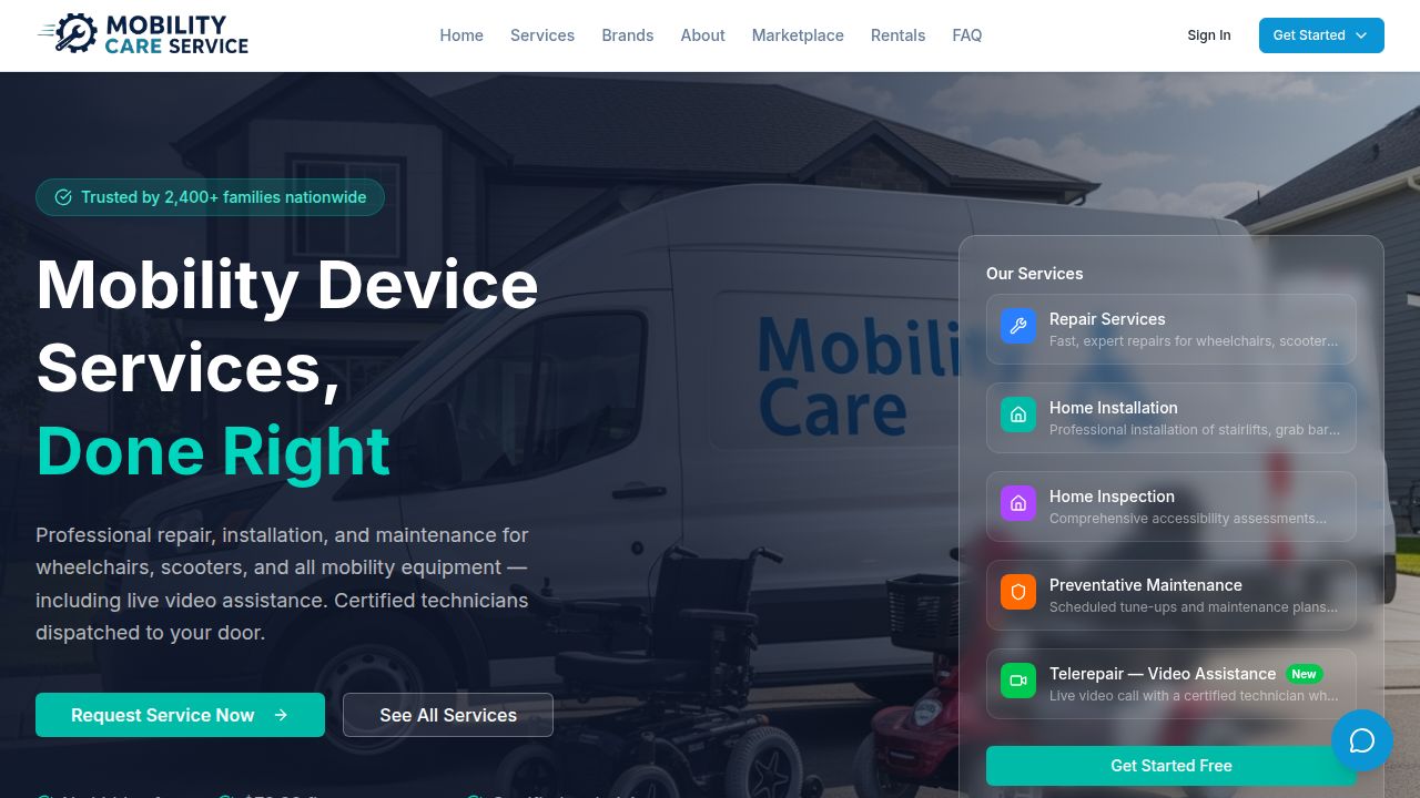 Mobility Care Service | Wheelchair Repair & Accessibility Experts